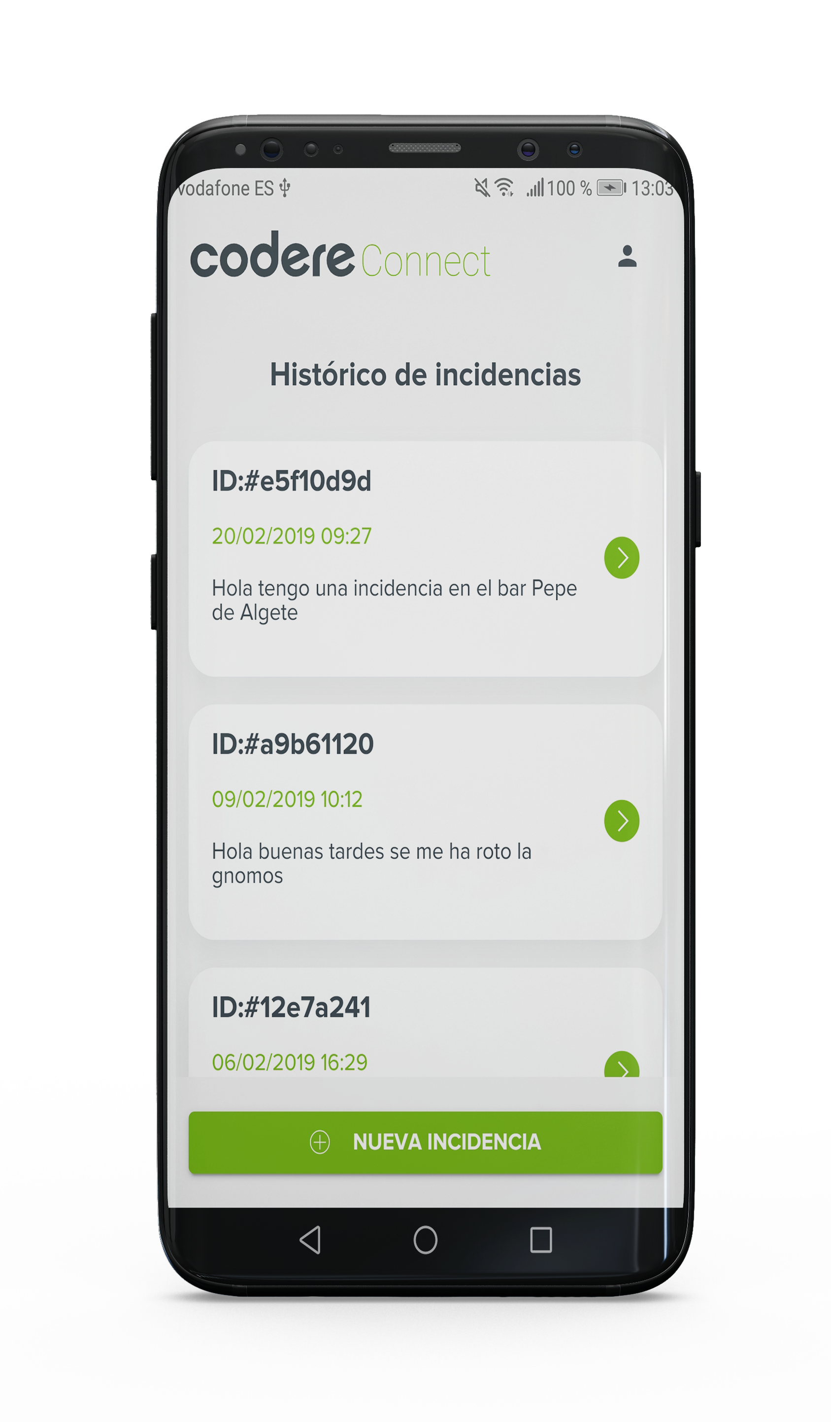 Nueva aplicación para la comunicación con nuestros clientes.